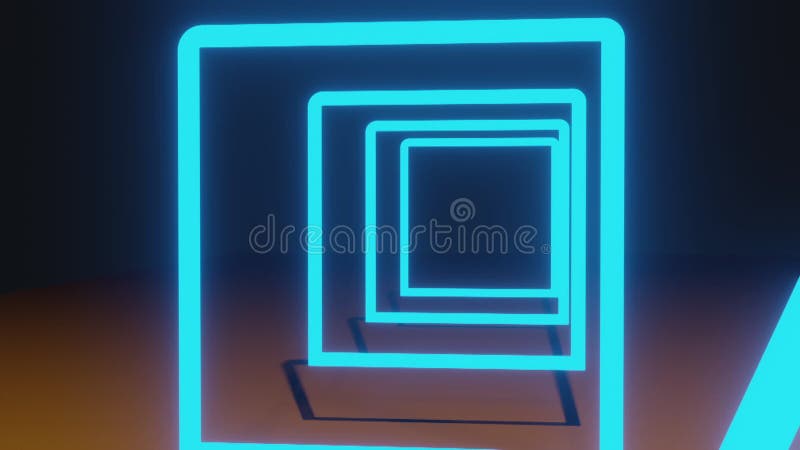 Glowing Light Rectangles Animation Stock Video - Video of lighting ...