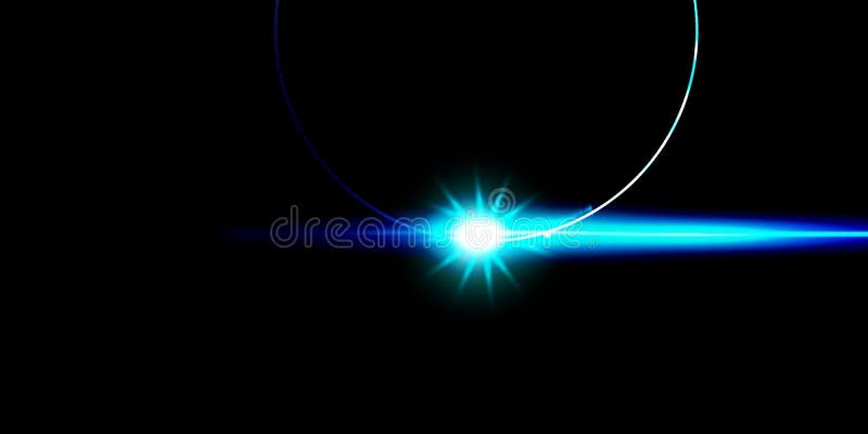 Glowing Light Stock Image Black Back Ground Stock Illustration ...