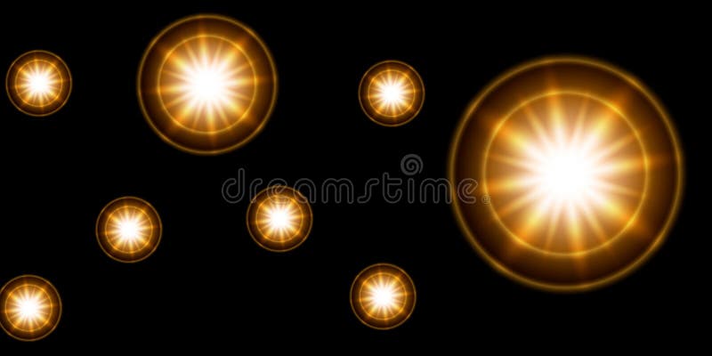 Glowing Light Stock Image Black Back Ground Stock Illustration ...
