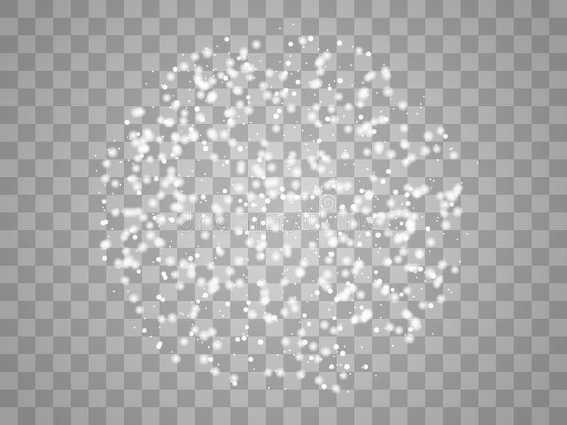 Glowing Light on a Transparent Background. Glowing Particles, Magic ...