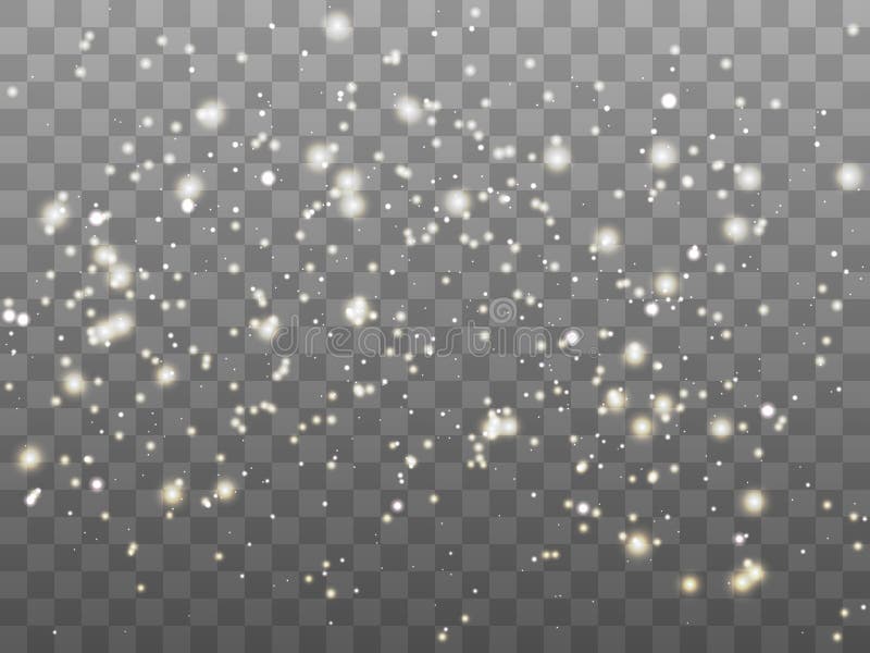 Glowing Light on a Transparent Background. Glowing Particles, Magic ...
