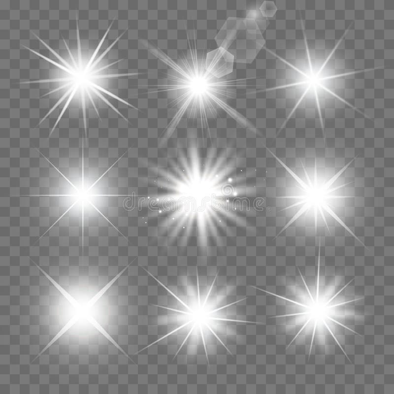 Glowing Lights Effect, Flare, Explosion and Stars. Special Effect ...