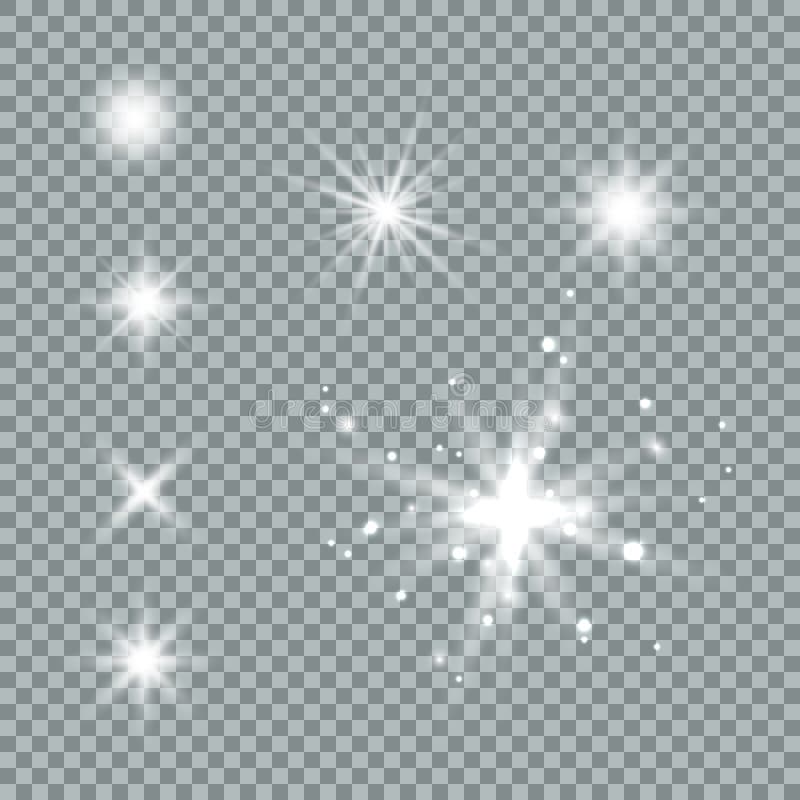 Glowing Lights Effect, Flare, Explosion and Stars. Special Effect ...