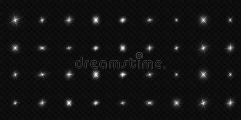 Glowing Lights Effect, Flash, Explosion and Stars. Special Effect ...