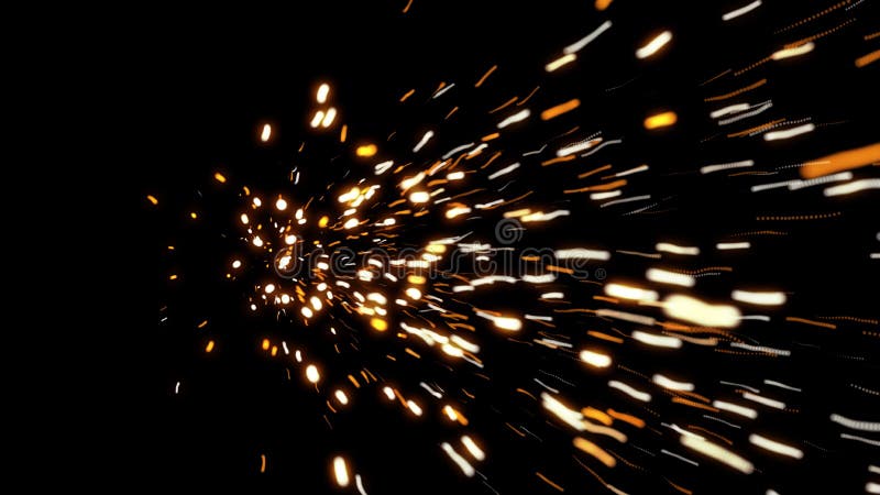 Glowing Lights Particle Explosion Effect, Glow Fire Spark Stock ...