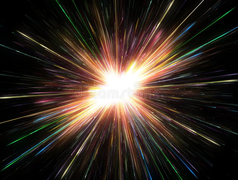 Particle Explosion stock illustration. Illustration of illumination ...