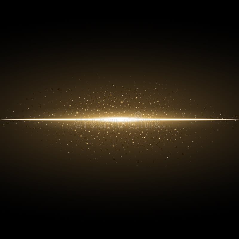 Glowing Line with Sparks, Light Effect, White Color Stock Vector ...