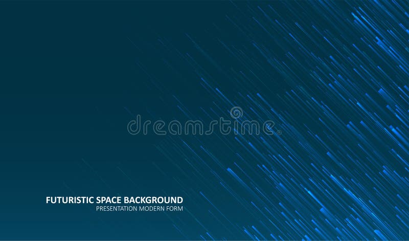 Glowing Lines on Blue Background Stock Vector - Illustration of blue ...