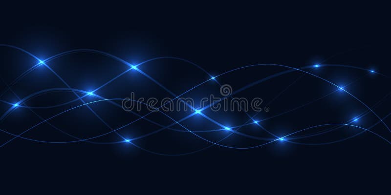 Glowing lines 1 stock vector. Illustration of luminous - 246845990