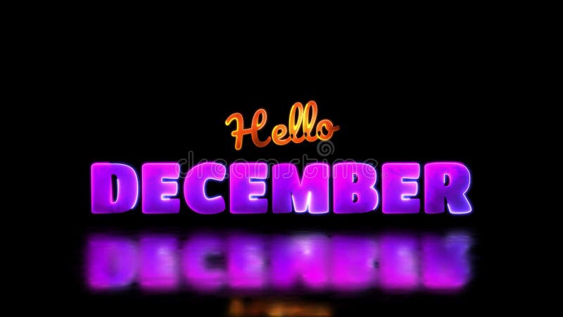 Neon Frame Effect End Screen Glowing Looping Black Background. Stock ...