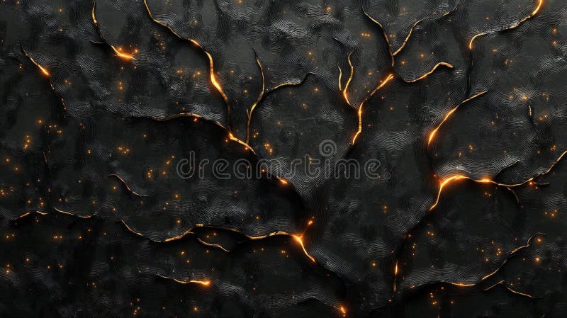 Glowing Magma Texture Background Stock Illustration - Illustration of ...