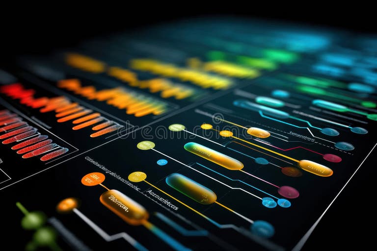 Glowing Medical Report Displaying Antibiotic Effectiveness and Failure ...