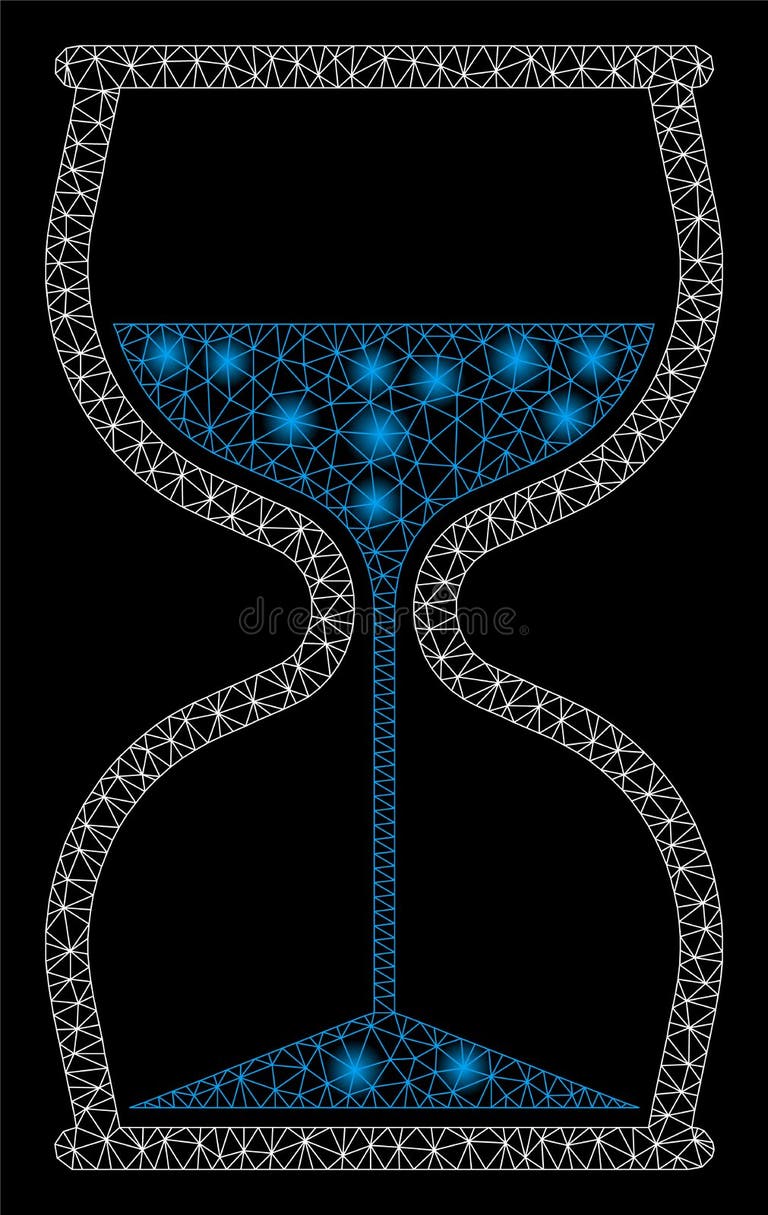 Triangular Mesh Hourglass Stock Illustrations – 20 Triangular Mesh ...