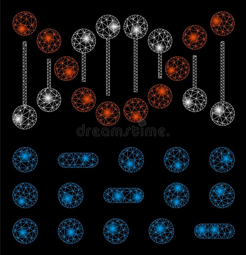 Flare Mesh Network Genome Code with Flare Spots Stock Vector ... Flare Mesh Network Genome Code with Flare Spots Stock Vector ...
