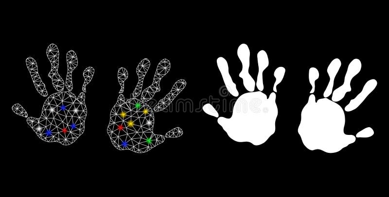 Glowing Handprint Stock Illustrations – 28 Glowing Handprint Stock ...