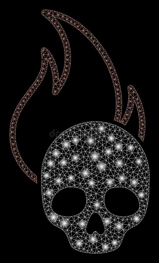 Flare Mesh 2D Hell Fire with Flare Spots Stock Vector - Illustration of ...