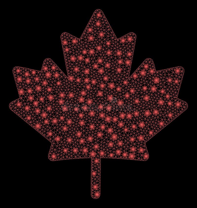 Maple Leaf Mesh Stock Illustrations – 606 Maple Leaf Mesh Stock ...