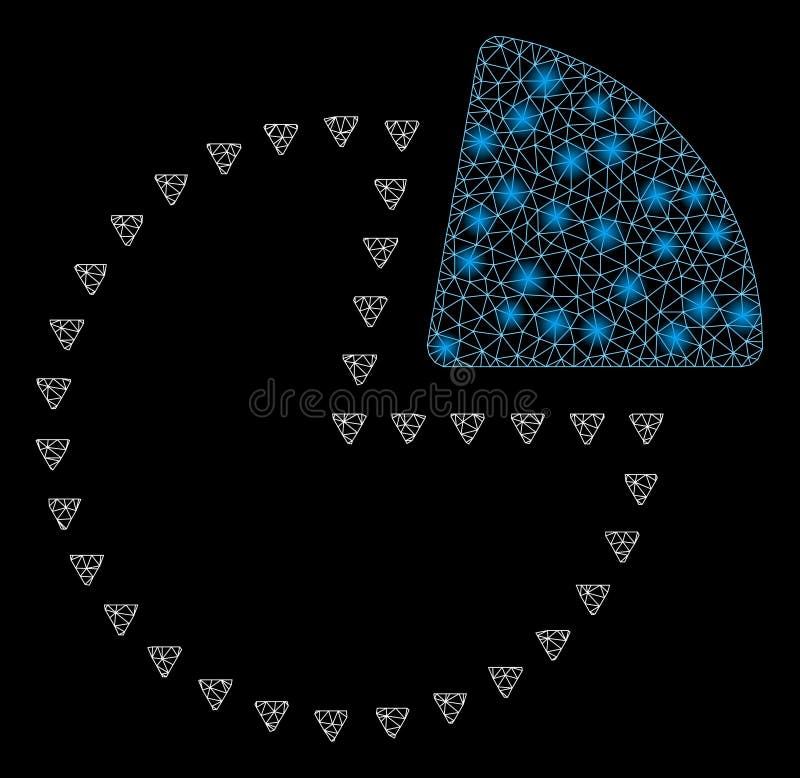 Glowing Mesh Network Dotted Pie Chart with Flash Spots Stock Vector ... Glowing Mesh Network Dotted Pie Chart with Flash Spots Stock Vector ...