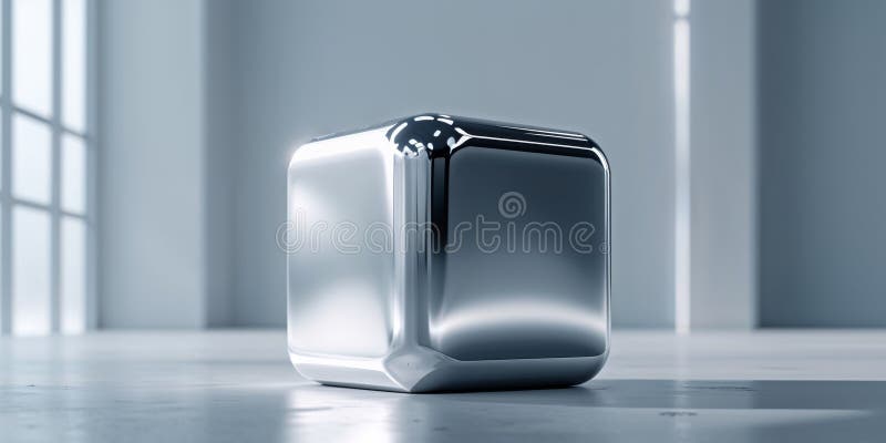 Glowing Metal Cube Industrial Power Energy Stock Photos - Free ...