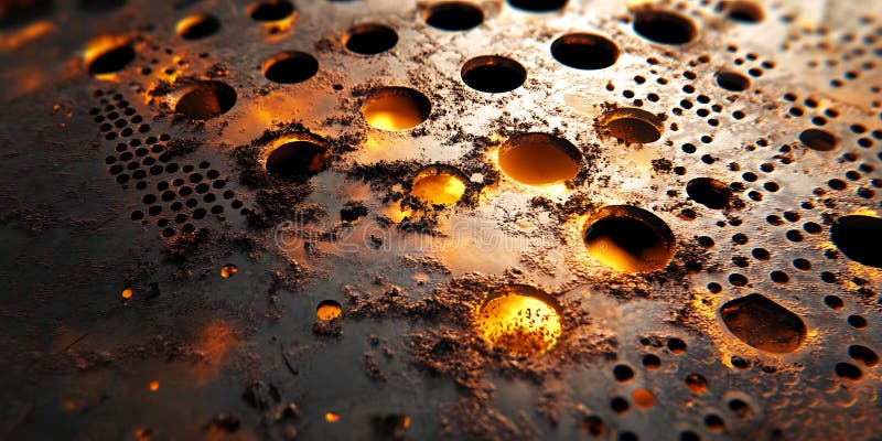 Glowing Metal Texture Abstract Background Image Stock Illustration ...