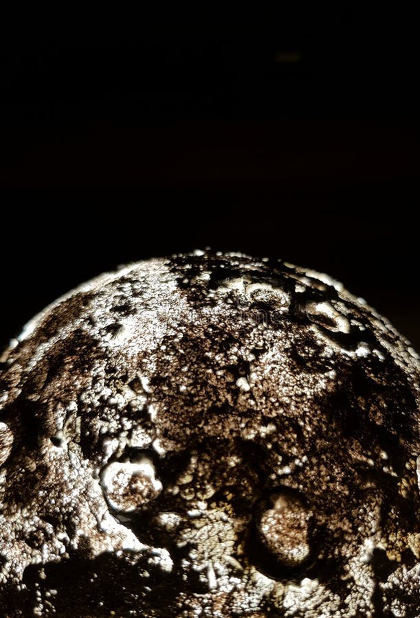 Glowing Moon in the Night Sky Stock Photo - Image of dangerous ...