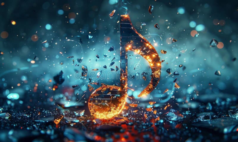 Broken Music Note Stock Illustrations – 593 Broken Music Note Stock ...