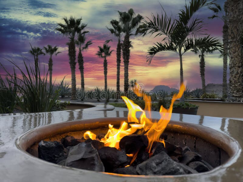 Natural Gas Fireplace for Home Stock Photo - Image of energy, bright ...