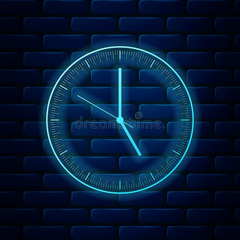 Time Icon Neon Stock Illustrations – 3,995 Time Icon Neon Stock ...