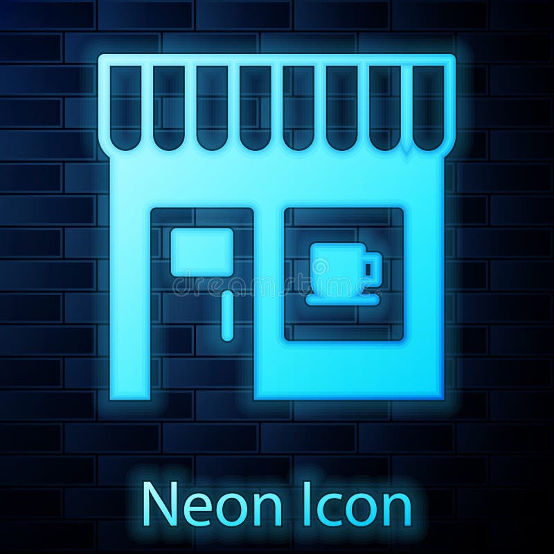 Neon Coffee Shop Brick Stock Illustrations – 479 Neon Coffee Shop Brick ...