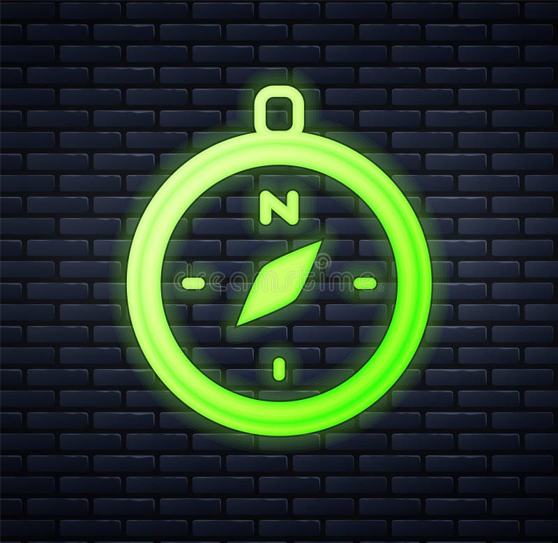 Neon Compass Stock Illustrations – 2,627 Neon Compass Stock ...