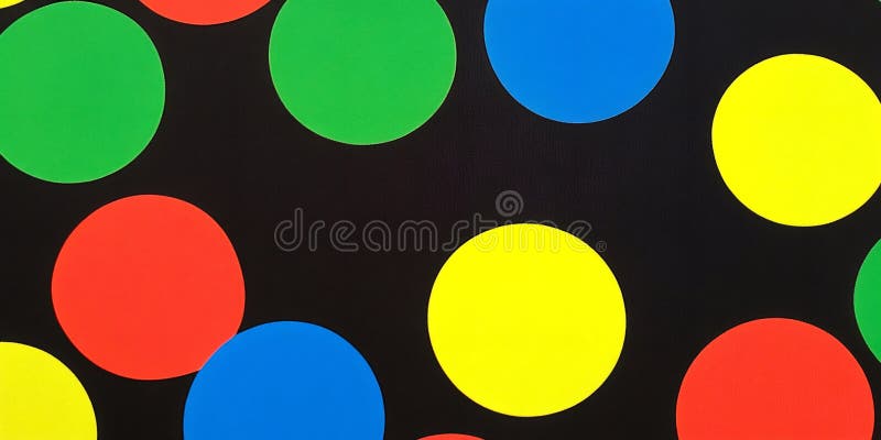Glowing Neon Dots Pulsing Dynamically, Forming Vivid Geometric Pattern ...