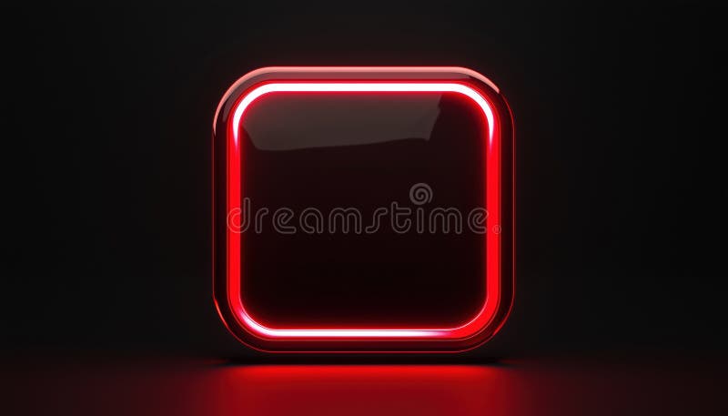 Neon Square Frame Shining Effects Stock Photos - Free & Royalty-Free ...