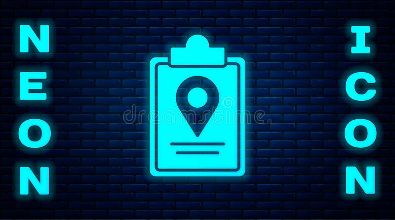 Neon Map Location Icon Stock Illustrations – 9,100 Neon Map Location ...