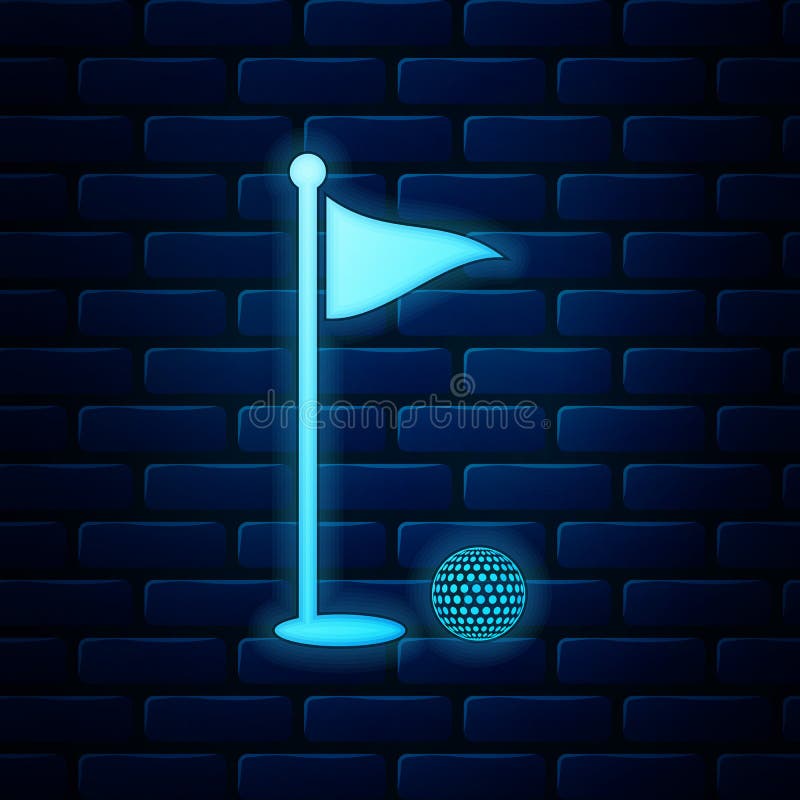 Golf Club Ball Flagstick Hole Stock Illustrations 129 Golf Club Ball