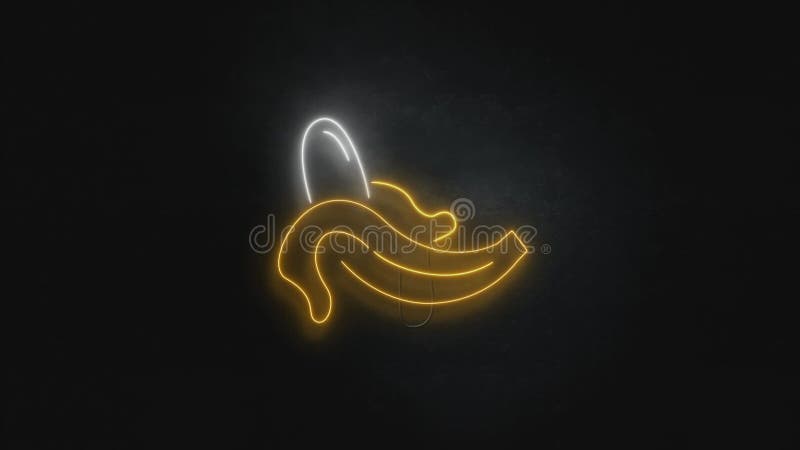 Glowing Neon Icon Abstract Seamless Looping Animation Stock Footage ...