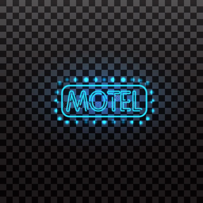 Glowing Neon Light Signs Illuminated Isolated on Transparent Background ...