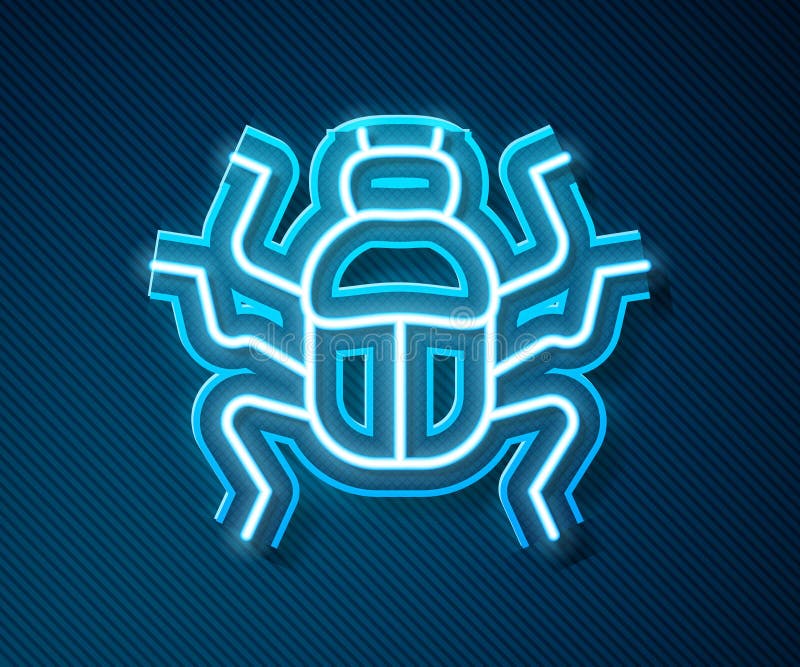 Outline Glowing Beetle Stock Illustrations – 293 Outline Glowing Beetle ...