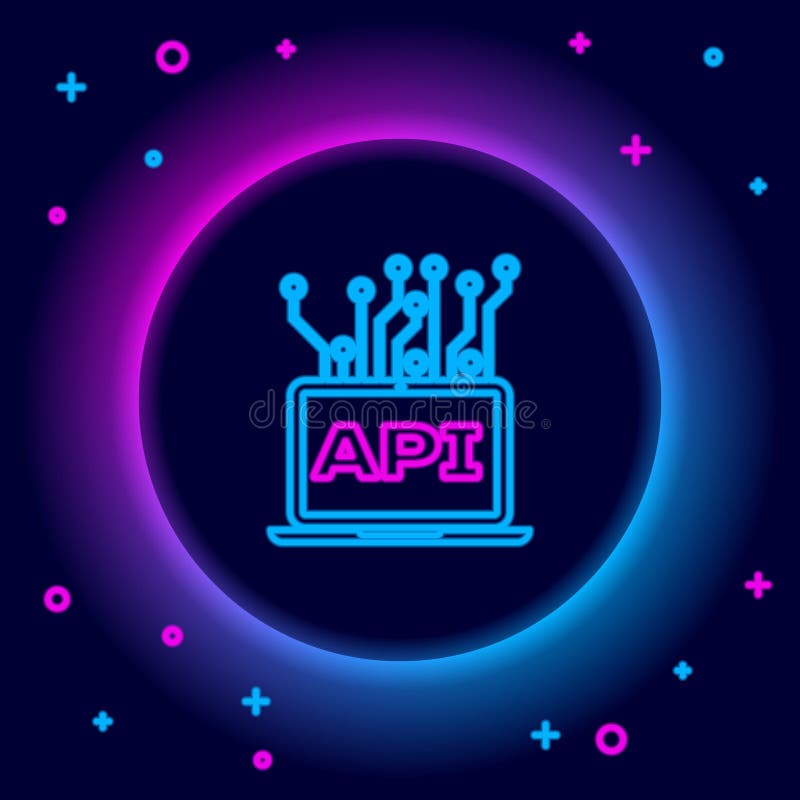 Api Neon Stock Illustrations – 173 Api Neon Stock Illustrations, Vectors & Clipart - Dreamstime