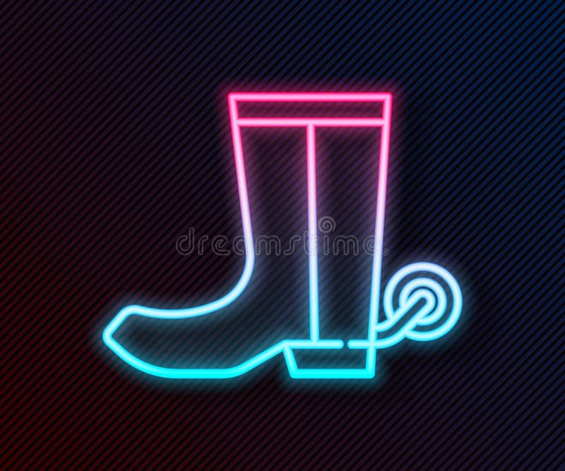 Neon Cowboy Boot Stock Illustrations – 88 Neon Cowboy Boot Stock ...