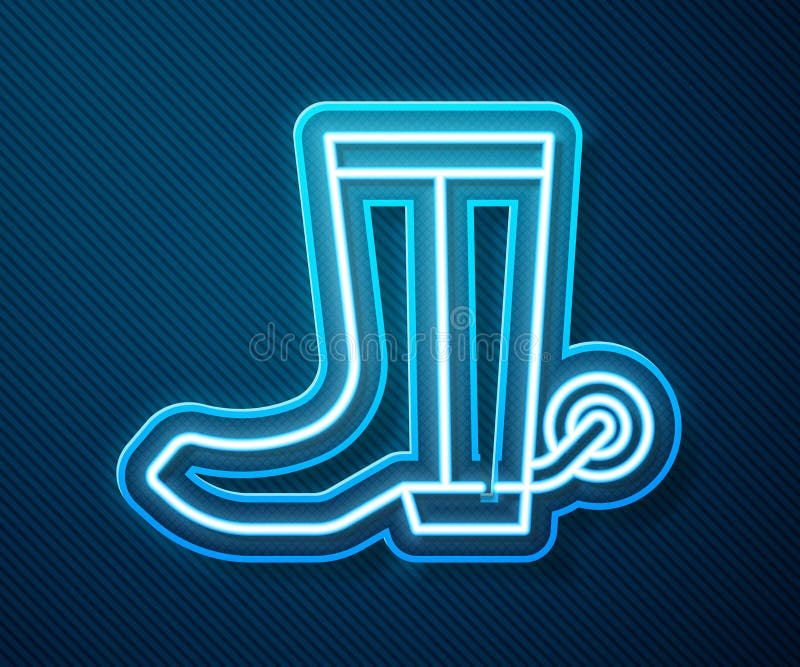 Neon Cowboy Boot Stock Illustrations – 101 Neon Cowboy Boot Stock ...
