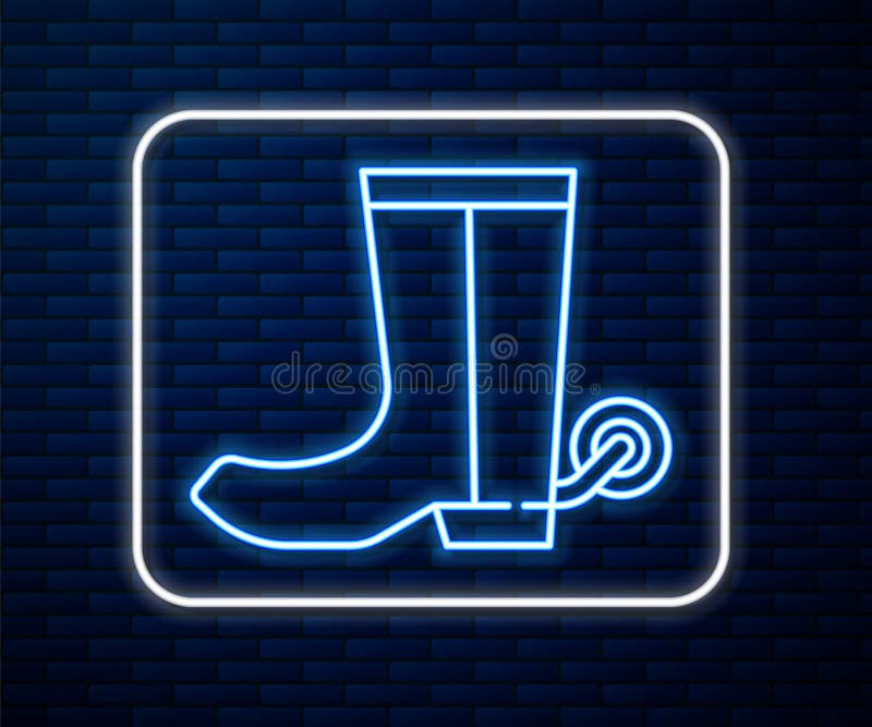 Neon Cowboy Boot Stock Illustrations – 101 Neon Cowboy Boot Stock ...