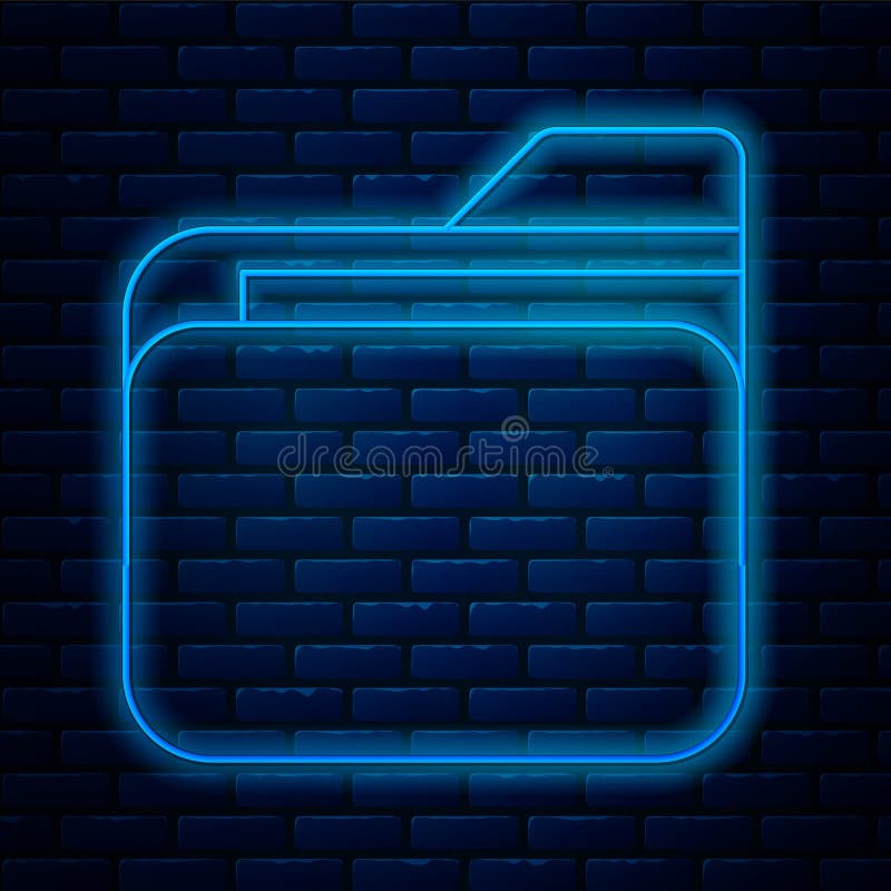 Icon Neon Folder Stock Illustrations – 3,125 Icon Neon Folder Stock ...