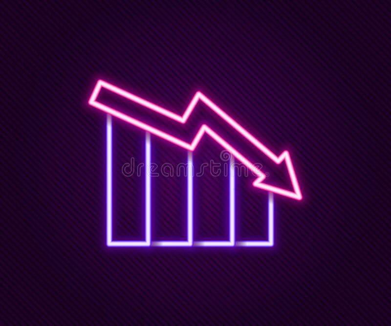 Decrease Colorful Stick Diagram II Stock Vector - Illustration of class, bank: 16483855