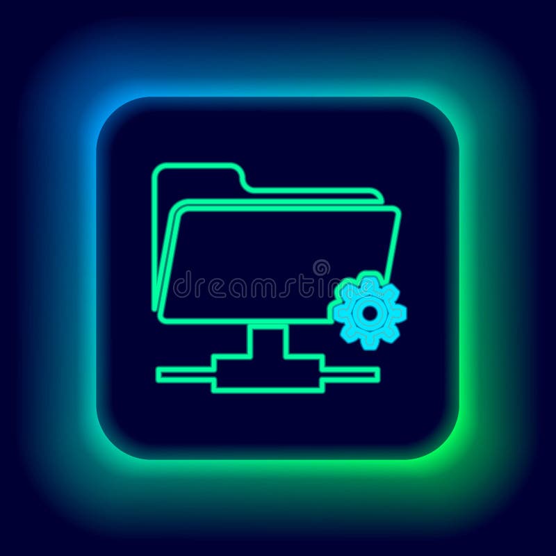 Neon Settings Icon Stock Illustrations – 3,335 Neon Settings Icon Stock ...