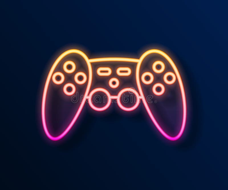 Controller Gamepad Neon Stock Illustrations – 1,190 Controller Gamepad ...