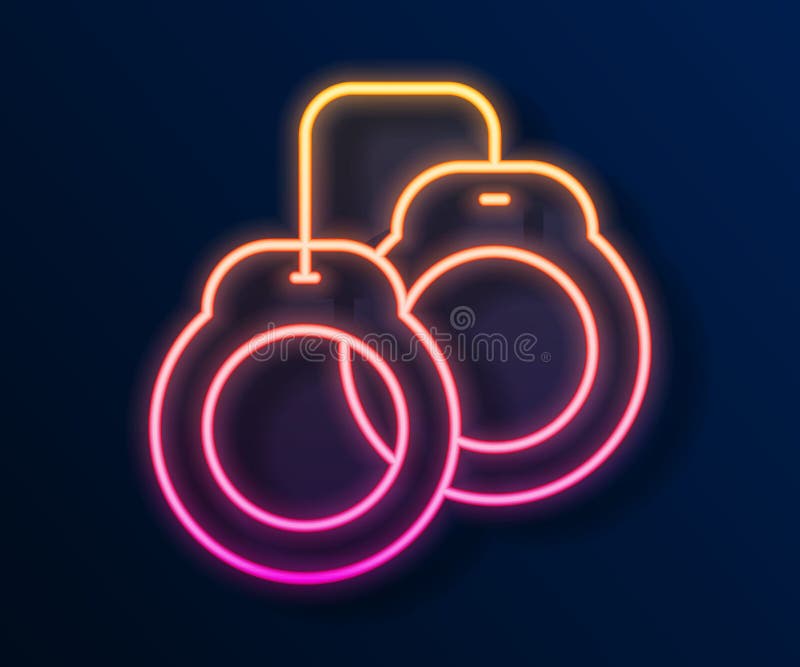 Neon Handcuffs Stock Illustrations – 227 Neon Handcuffs Stock ...