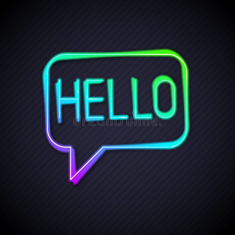 Speech Bubbles Hello Different Languages Stock Illustrations – 218 ...