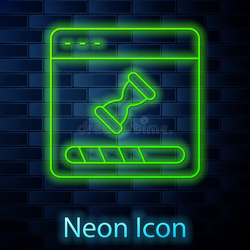 Neon Loading Stock Illustrations – 1,533 Neon Loading Stock ...