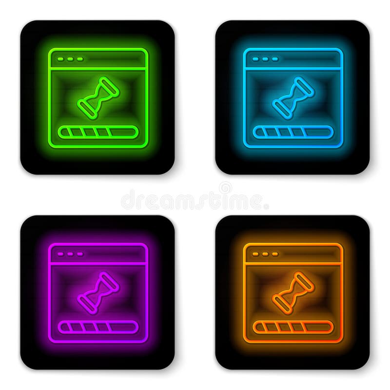 Neon Loading Stock Illustrations – 1,512 Neon Loading Stock ...