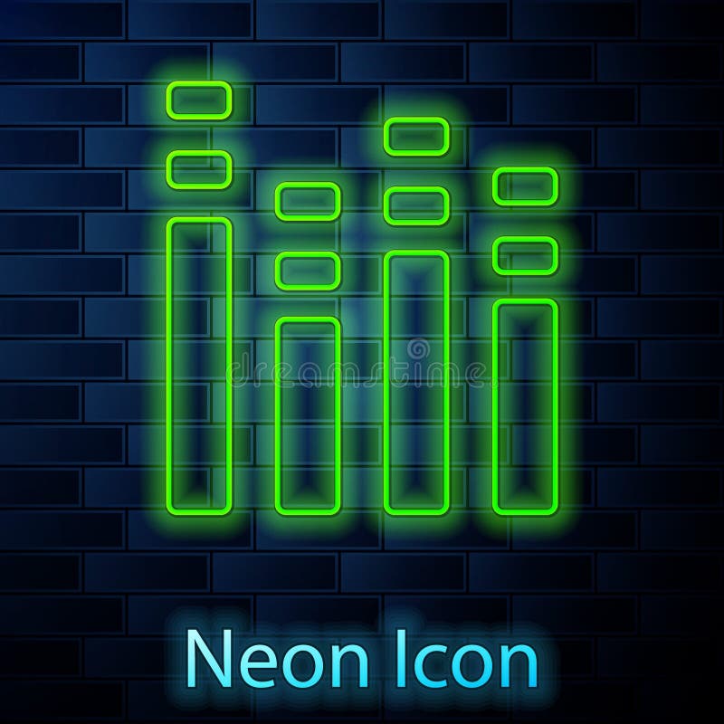 Glowing Wall Equalizer Stock Illustrations – 268 Glowing Wall Equalizer ...